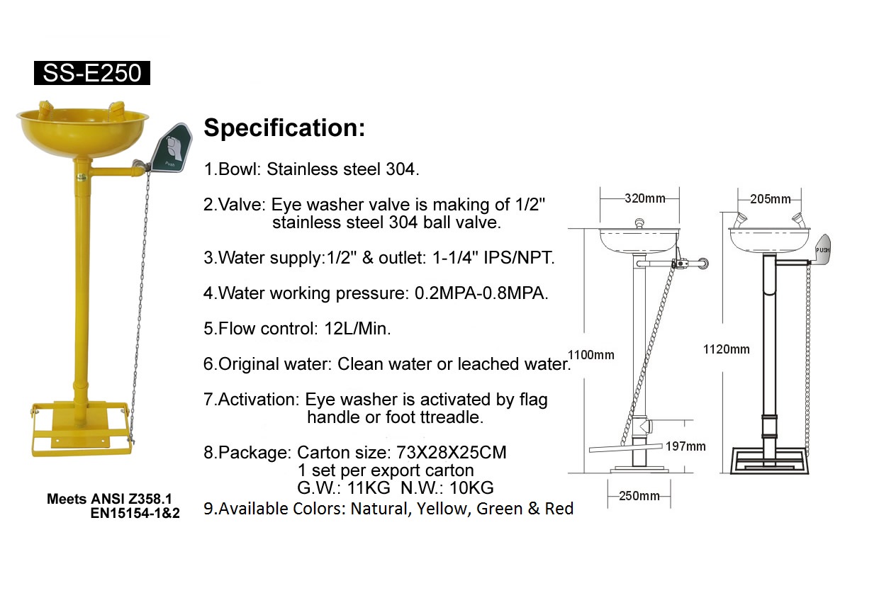 Industrial Safety Eyewash | Marlbo Trading Company